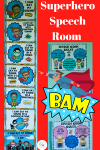 Welcome to the Superhero Speech Room! - Badger State Speechy